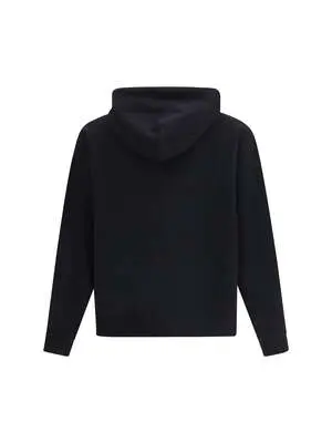 Off-White Cotton Hoodie - Black