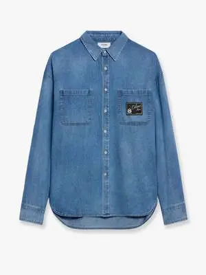 Celine Loose Denim Shirt - Multicolor