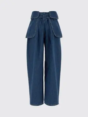 Loewe Cotton Denim Cargo Jeans