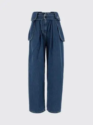 Loewe Cotton Denim Cargo Jeans - Blue