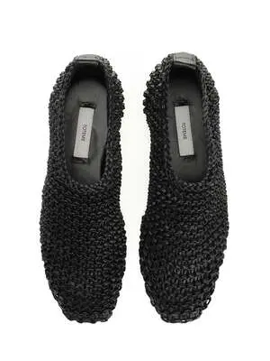 TOTEME Woven Leather Ballerinas