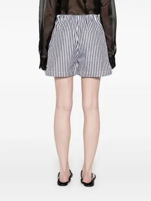 Sportmax Striped Cotton Shorts - Multicolor