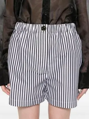 Sportmax Striped Cotton Shorts - Multicolor