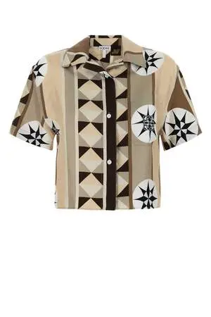 Loewe Printed Satin Paula S Ibiza Shirt - Multicolor