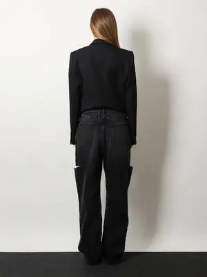 MAISON MARGIELA Destroyed Denim Jeans - Black