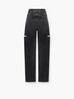 MAISON MARGIELA Destroyed Denim Jeans - Black