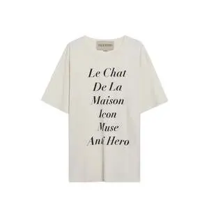 Valentino Garavani Neutrals T-shirts & Vests T-shirts - Cream