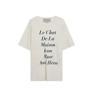 Valentino Garavani Neutrals T-shirts & Vests T-shirts - Cream
