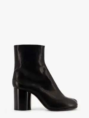 MAISON MARGIELA Leather Tabi Boots - Black