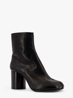 MAISON MARGIELA Leather Tabi Boots - Black