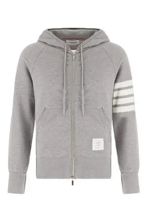Thom Browne Full Zip Hooded Sweatshirt - Multicolor