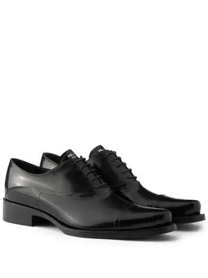 Prada Allacciate Leather Oxford Shoes
