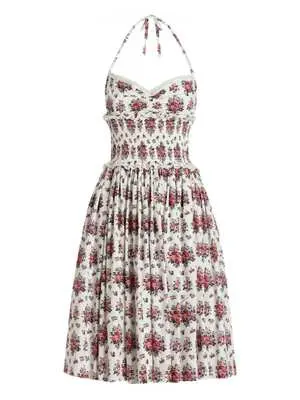 Dolce & Gabbana Short Floral Dress - Multicolor