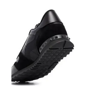 Valentino Garavani Camouflage Rockrunner Sneakers - Black