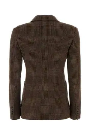 Max Mara Embroidered Cotton Blend Zulma Blazer