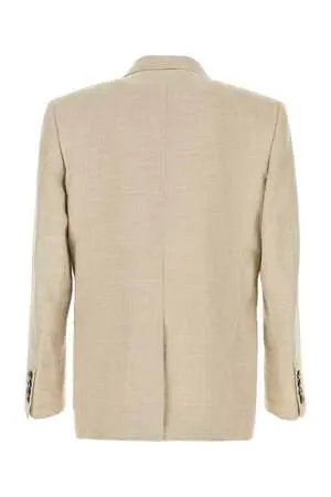Valentino Garavani Beige Linen Blend Blazer