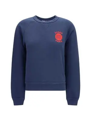 Kenzo Emblem Embroidered Sweatshirt - Blue