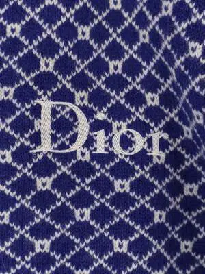 Dior Wool Sweater With Bicolor Pattern