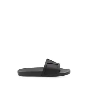 Valentino Garavani Vlogo Signature Slides - Black