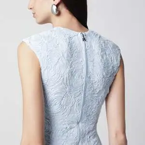 ROTATE BY BIRGER CHRISTENSEN Light Floral Mesh Mini Dress