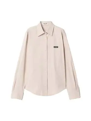 Miu Miu Popeline Stretch Shirt - Multicolor