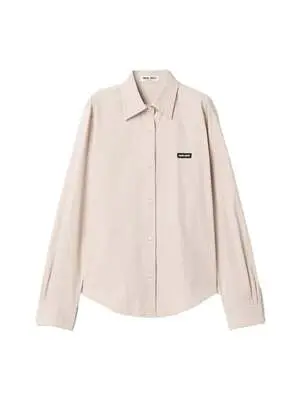 Miu Miu Stretch Poplin Shirt - Multicolor