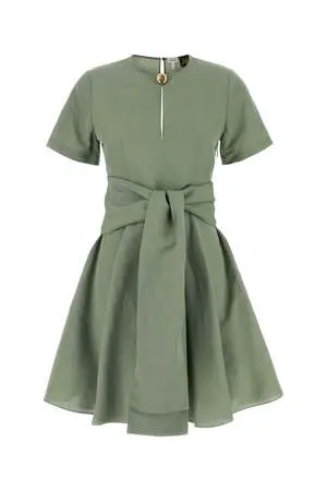Loewe Sage Viscose Blend Paula S Ibiza Dress - Green