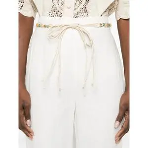 Zimmermann Palazzo Pants - White