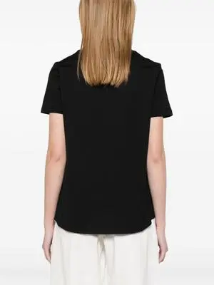 Max Mara Embroidered Cotton T-shirt - Multicolor