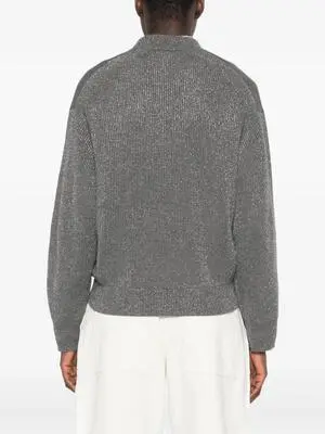 Brunello Cucinelli Cashmere V-neck Sweater - Gray