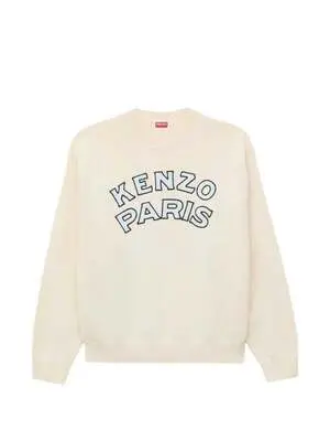 Kenzo Embroidered Sweater - White