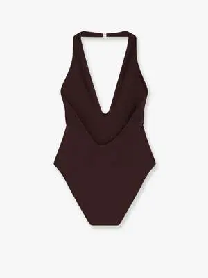 Zimmermann Luna Halter Bodysuit
