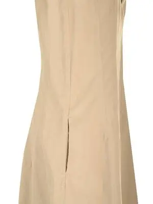 Bottega Veneta Cotton Sleeveless Maxi Dress - Cream