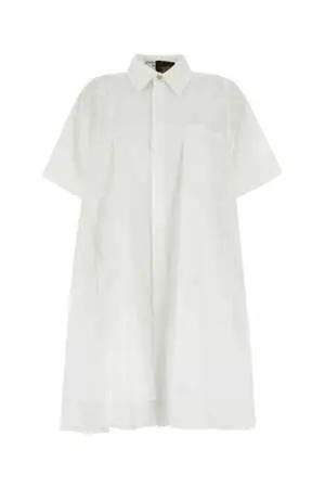 Loewe Poplin Shirt Dress - White