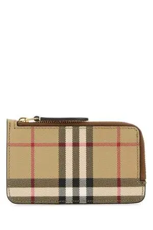 Burberry Printed Canvas Card Holder - Multicolor