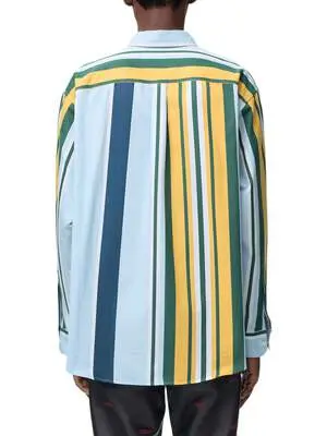 Loewe Mid-weight Striped Cotton Twill Shirt
