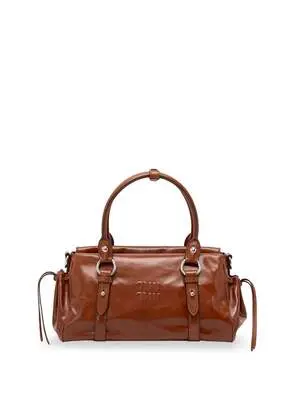 Miu Miu Shiny Leather Handbag