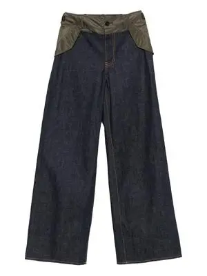 Sacai Denim Cotton Jeans - Multicolor