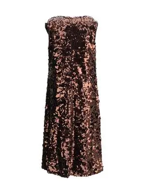 GANNI Midi Dress With Sequins