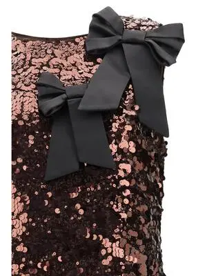 GANNI Midi Dress With Sequins