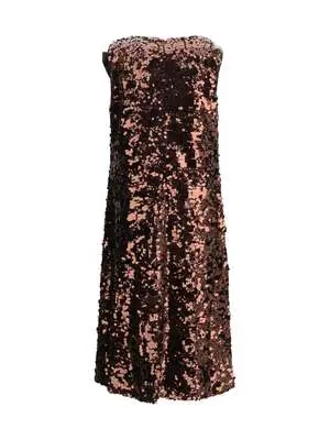 GANNI Sequined Midi Dress