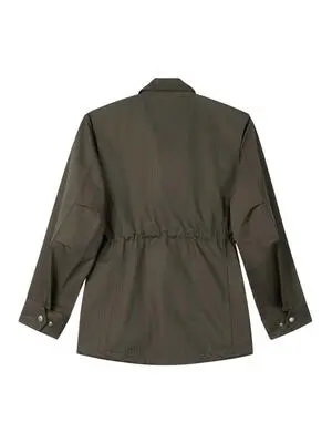 Kenzo Cotton Herringbone Military Jacket - Gray