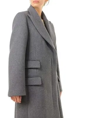 Loewe Wool And Cashmere Long Coat