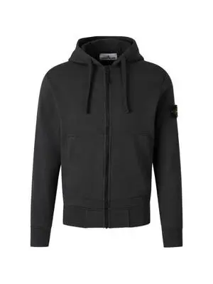 Stone Island Zip-up Hoodie - Gray