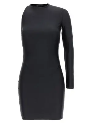 Balenciaga Cut-out One Shoulder Dress - Black