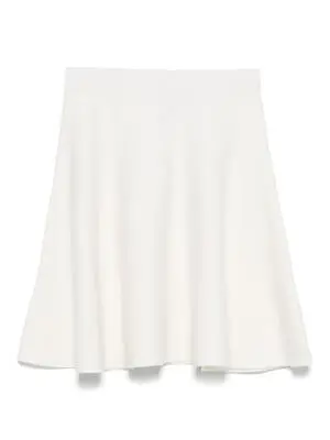 Max Mara Wool Midi Skirt - Multicolor