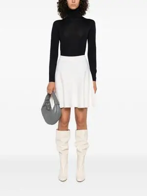 Max Mara Wool Midi Skirt - Multicolor