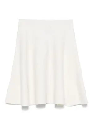 Max Mara Wool Midi Skirt - Multicolor
