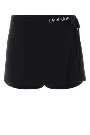 Loewe Cotton Blend Paula S Ibiza Shorts - Black