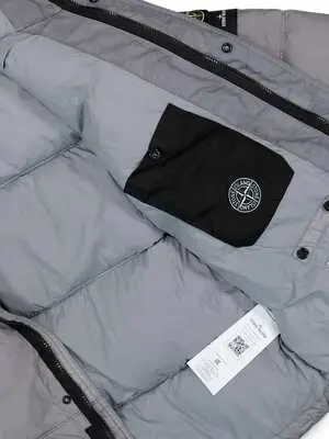 Stone Island Button-up Jacket - Gray